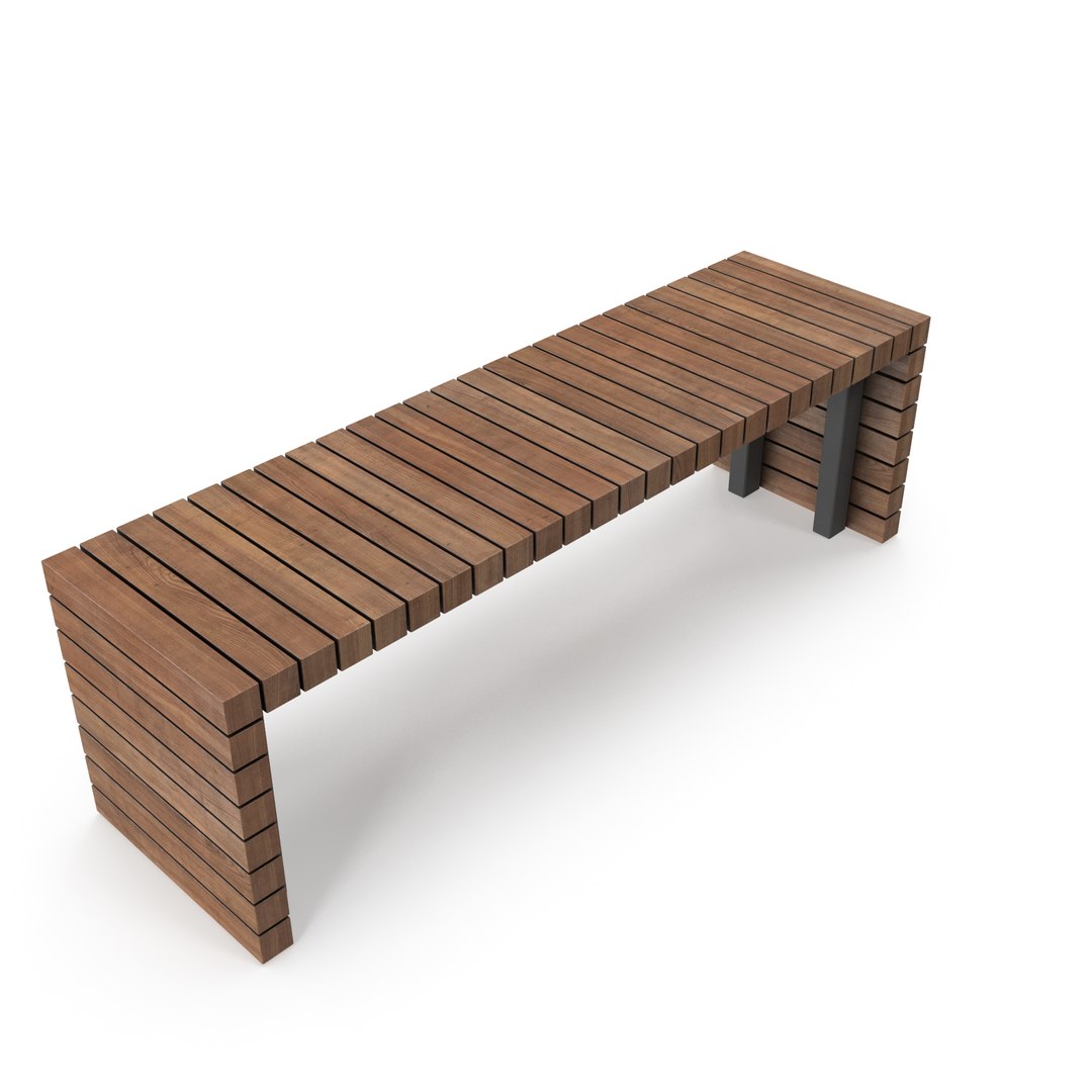 3D bench model - TurboSquid 1747083