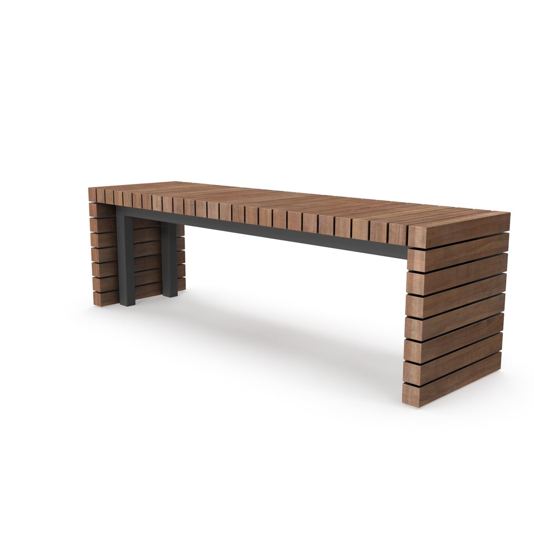 3D bench model - TurboSquid 1747083