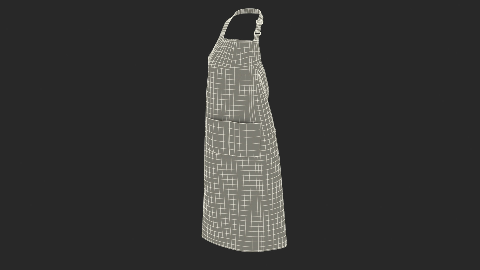 3D Cooking Apron Striped - TurboSquid 1816263