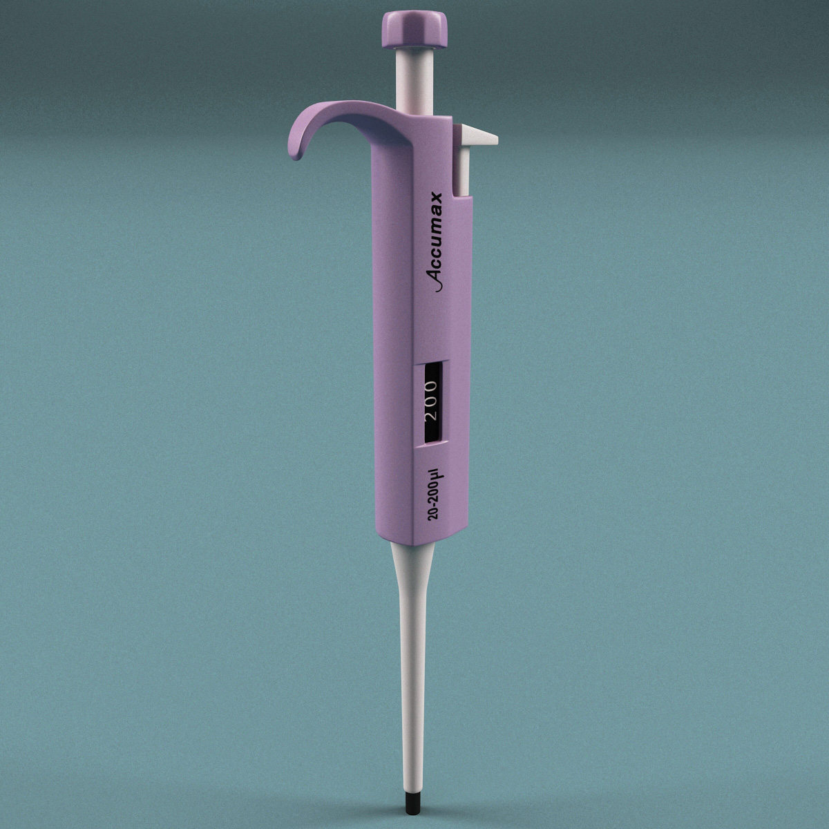 autoclavable pipette accumax v2 3d model