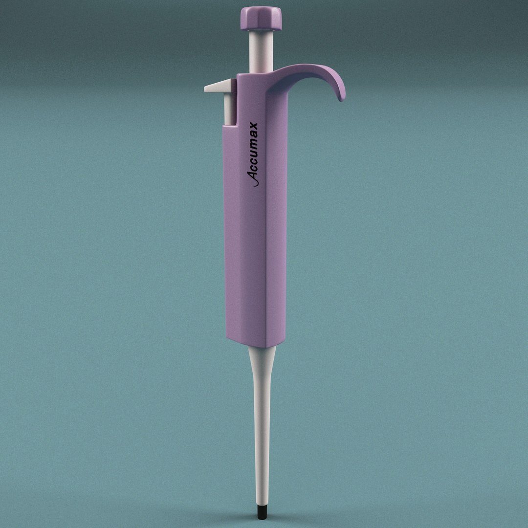 Autoclavable Pipette Accumax V2 3d Model