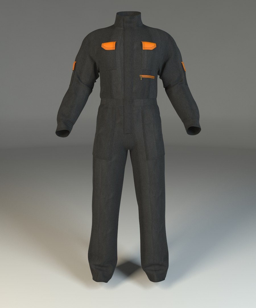 3d Overalls Model