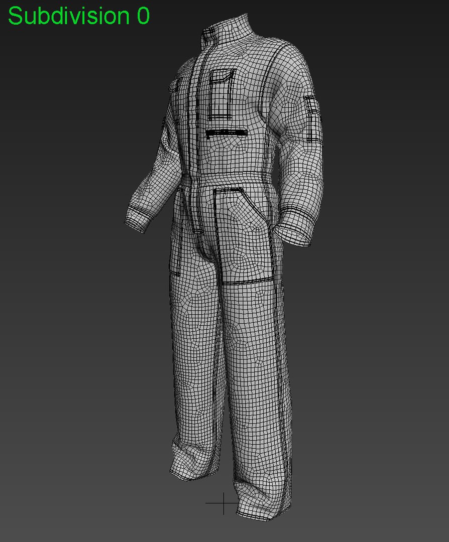 3d Overalls Model