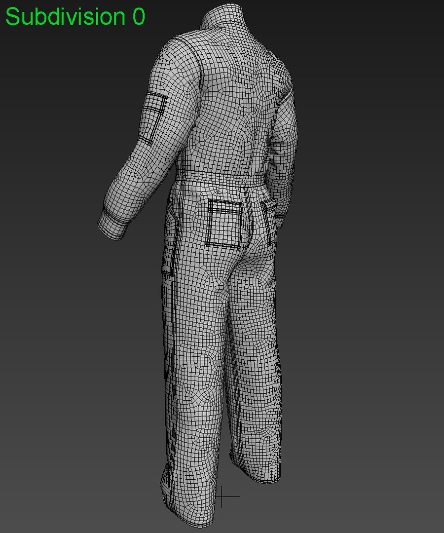 3d Overalls Model