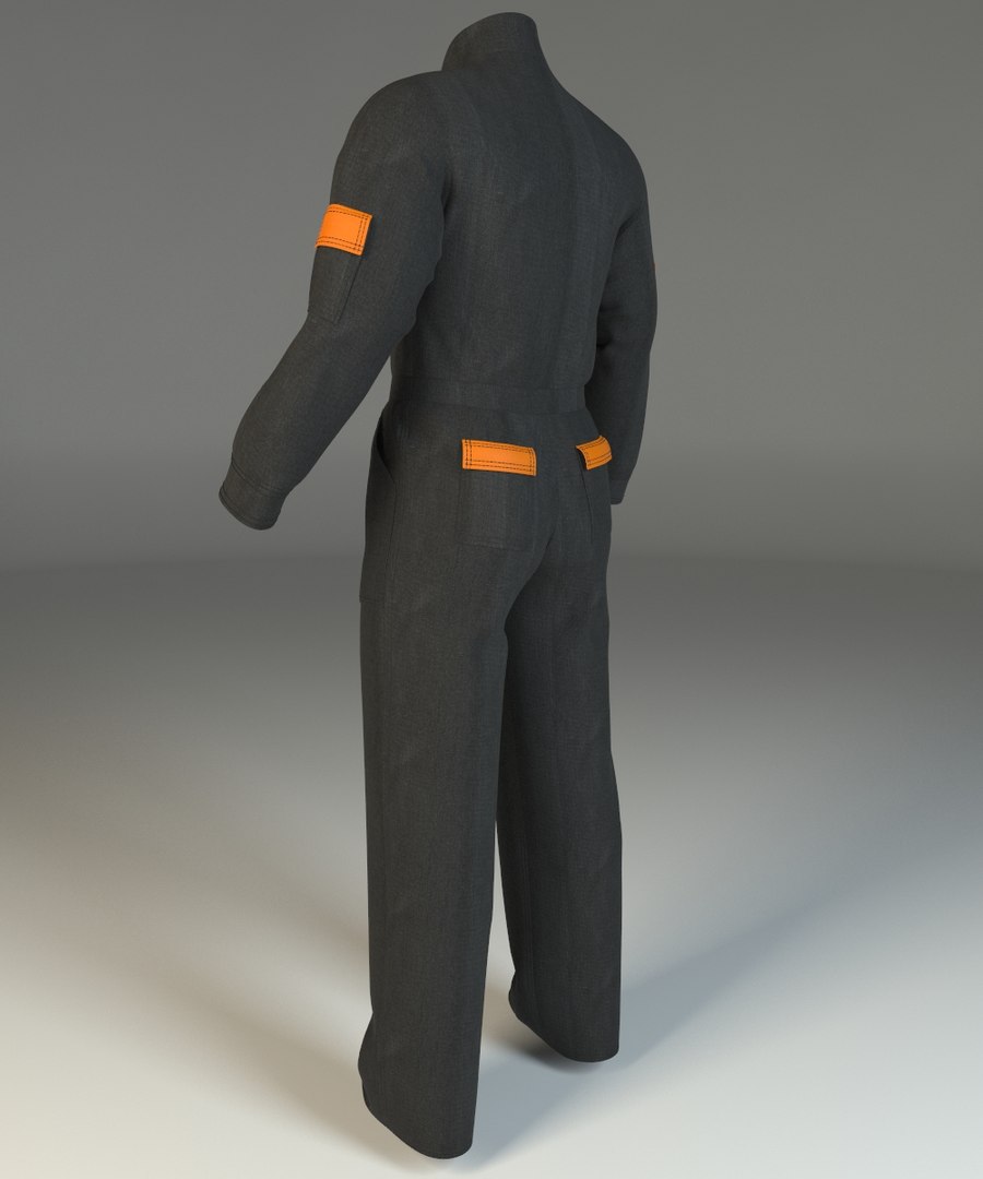 3d Overalls Model