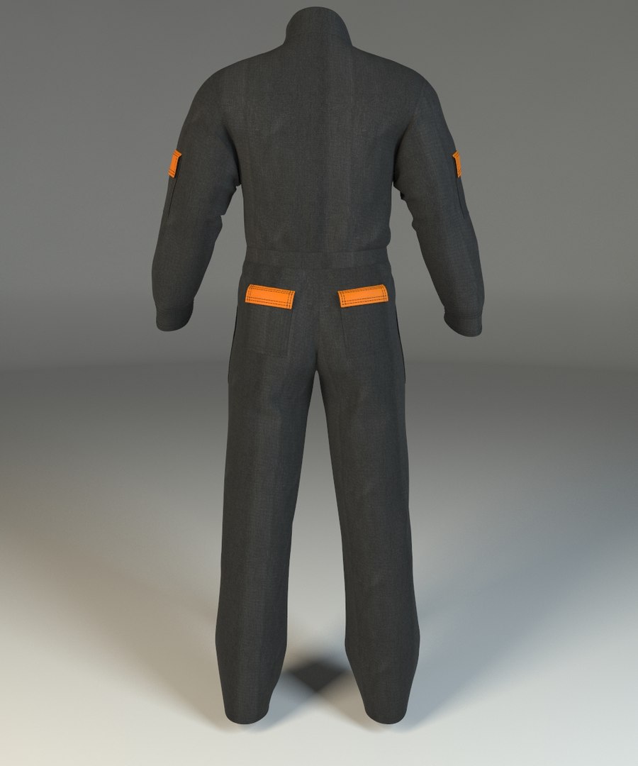 3d Overalls Model