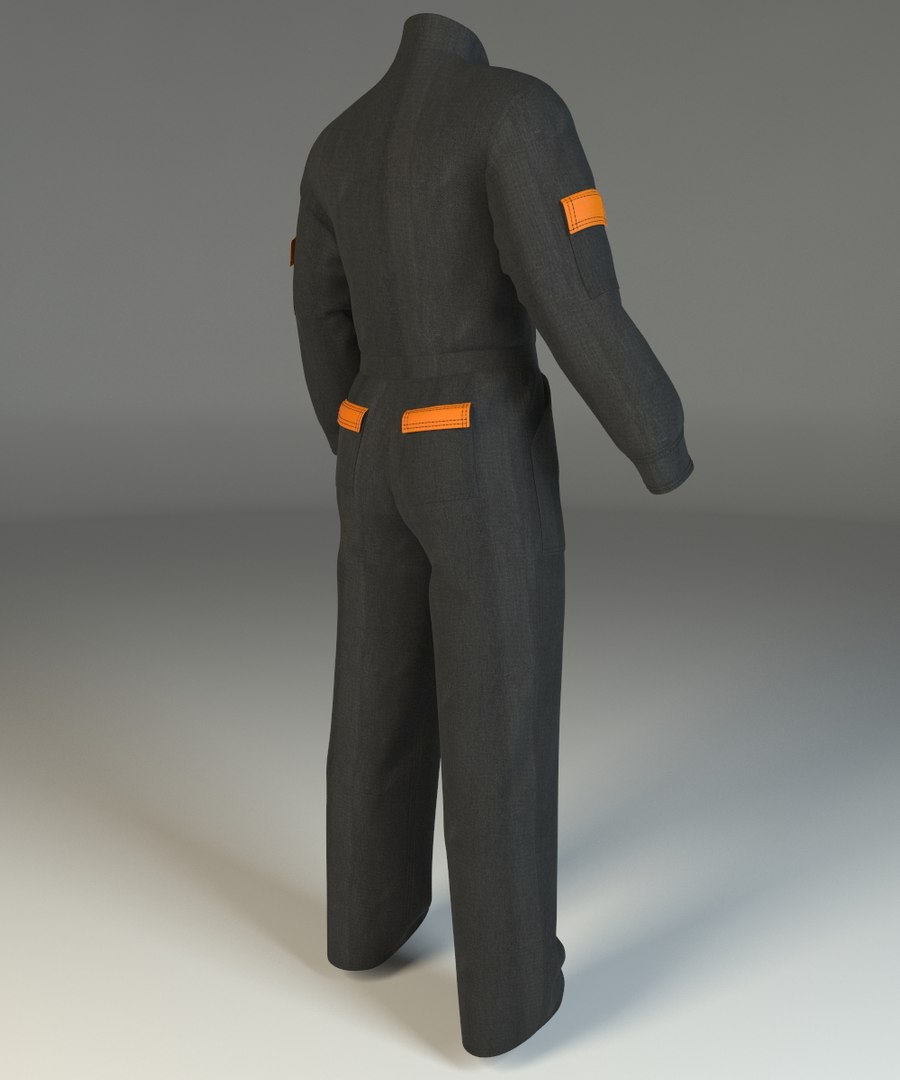 3d Overalls Model