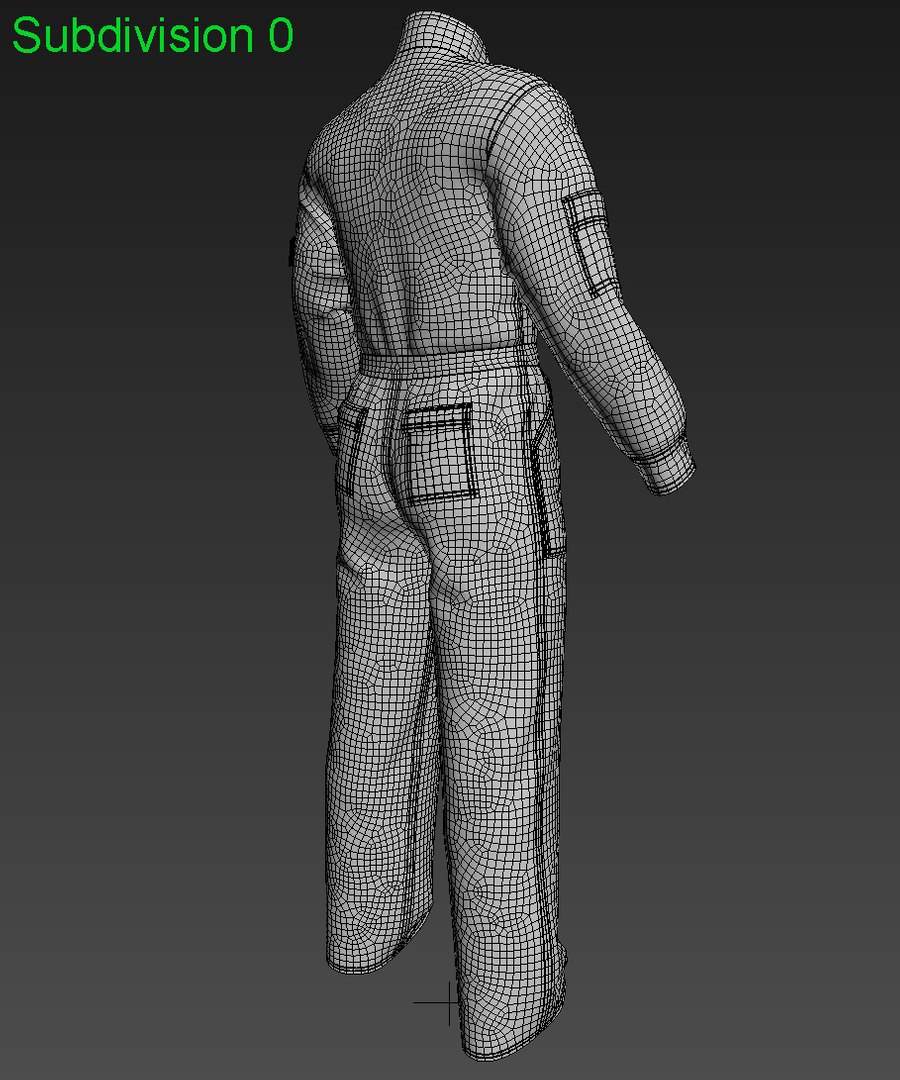 3d Overalls Model