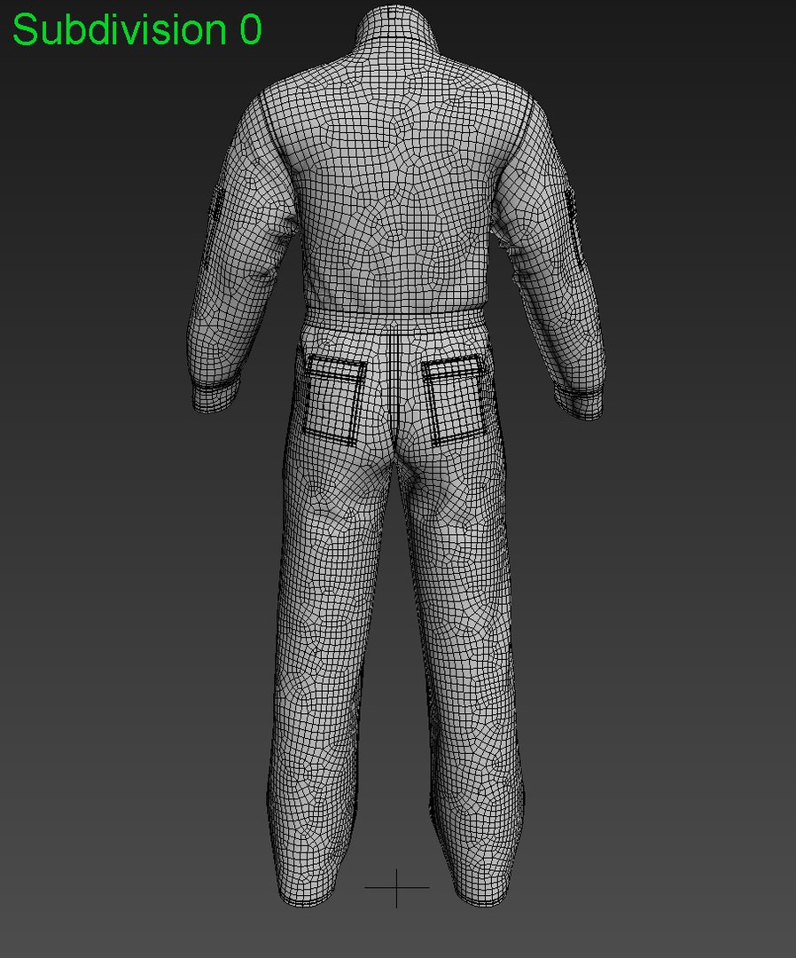 3d Overalls Model