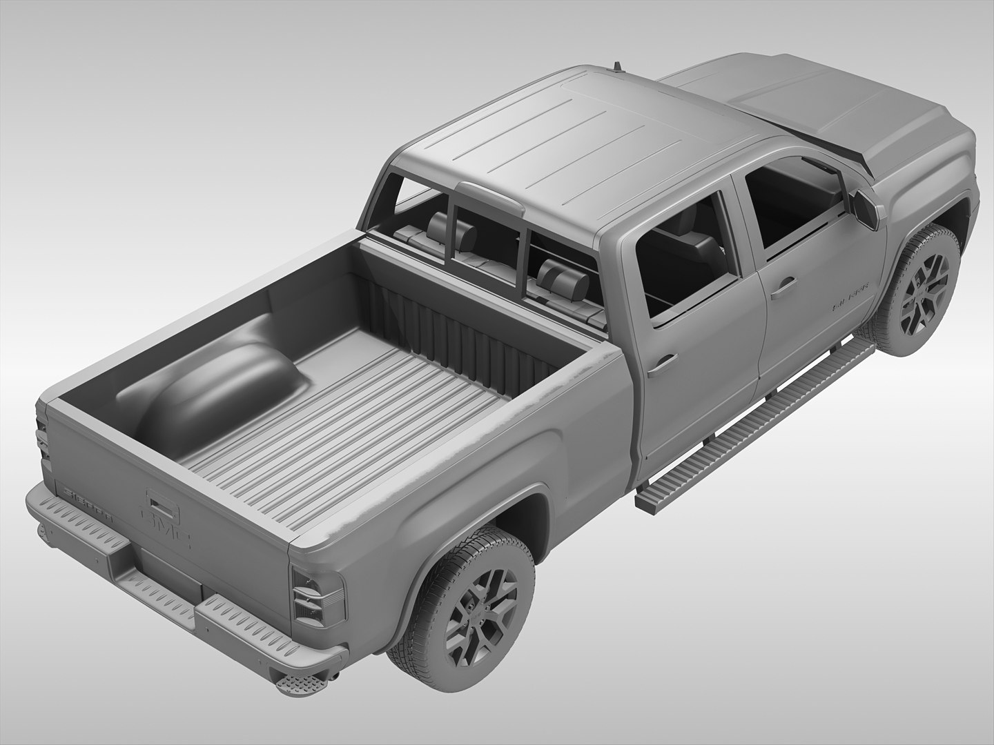 3d model gmc sierra 2014