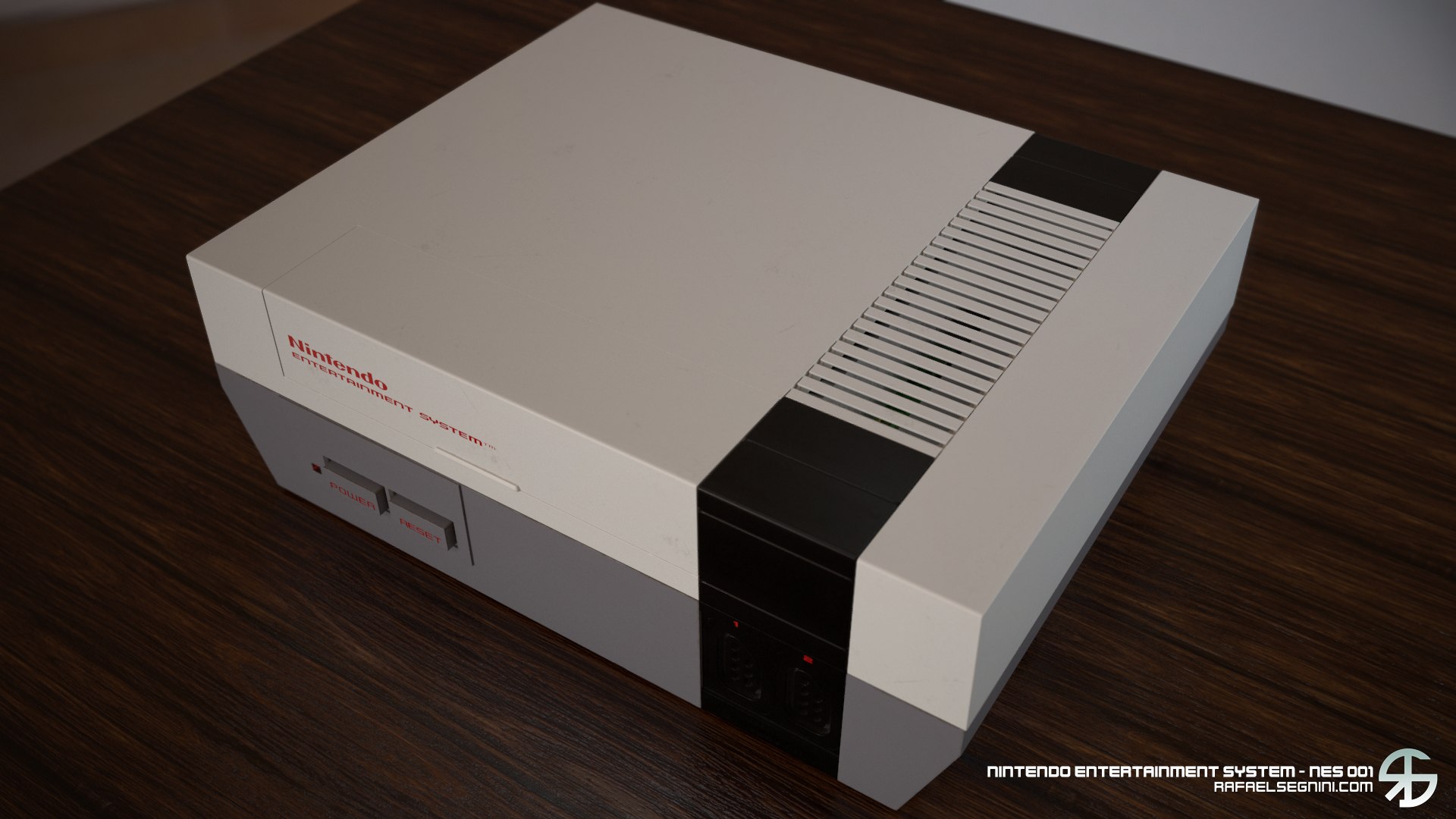 nintendo console 3d model