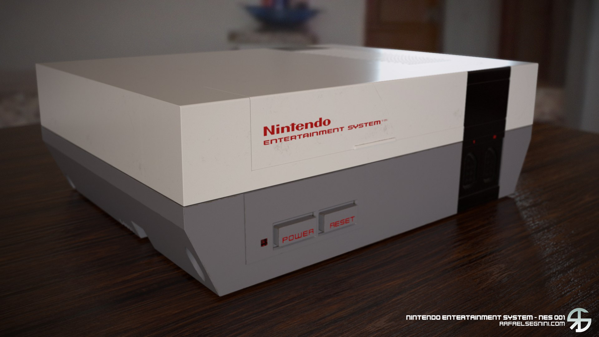 nintendo console 3d model