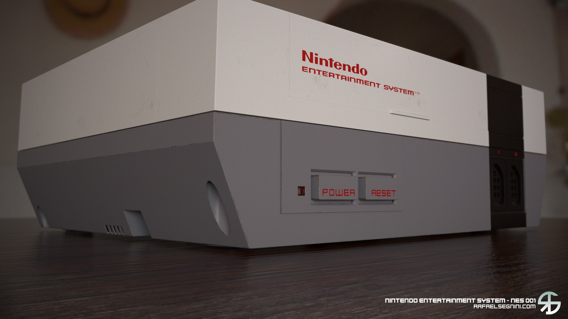 nintendo console 3d model