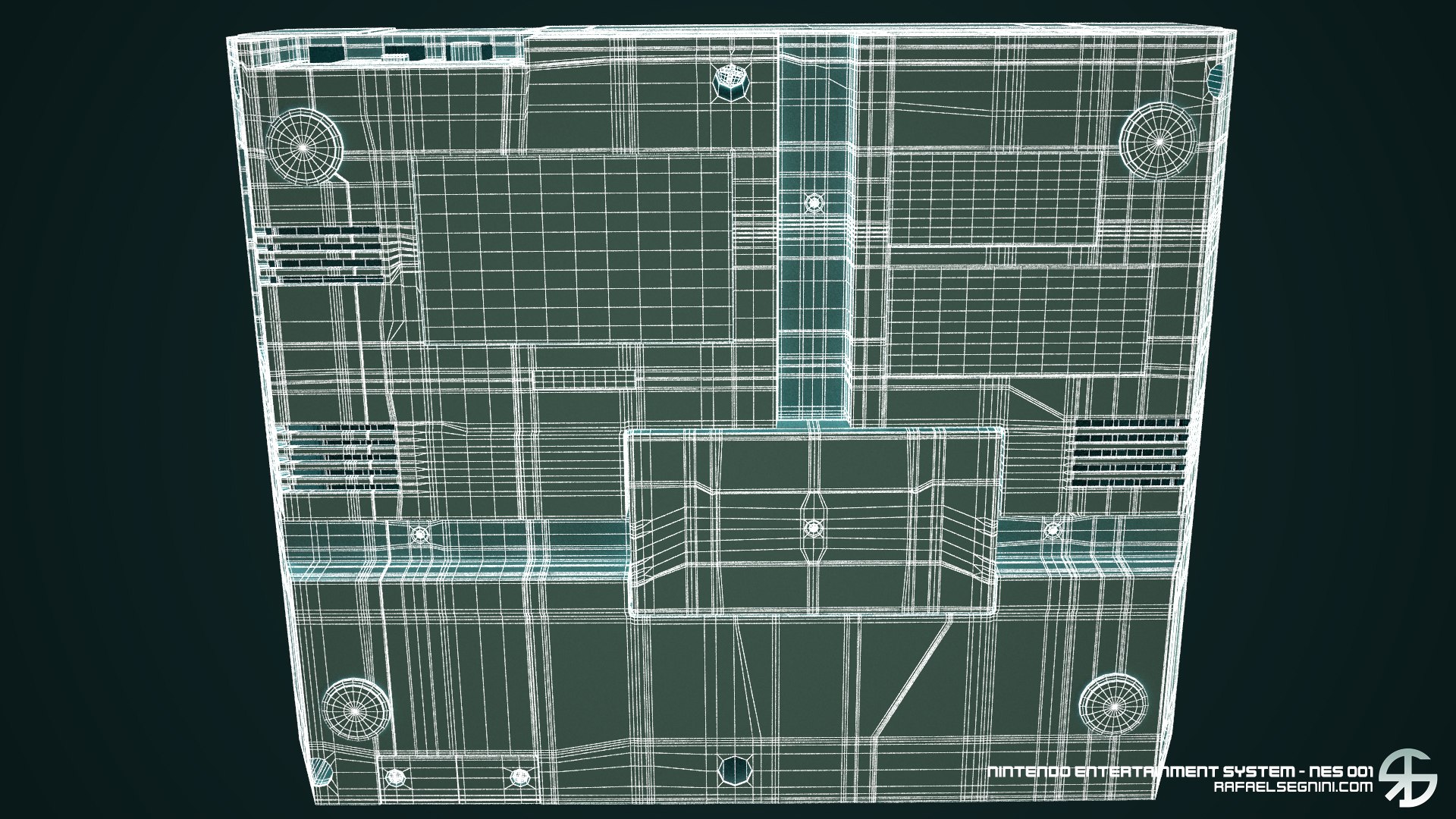 nintendo console 3d model