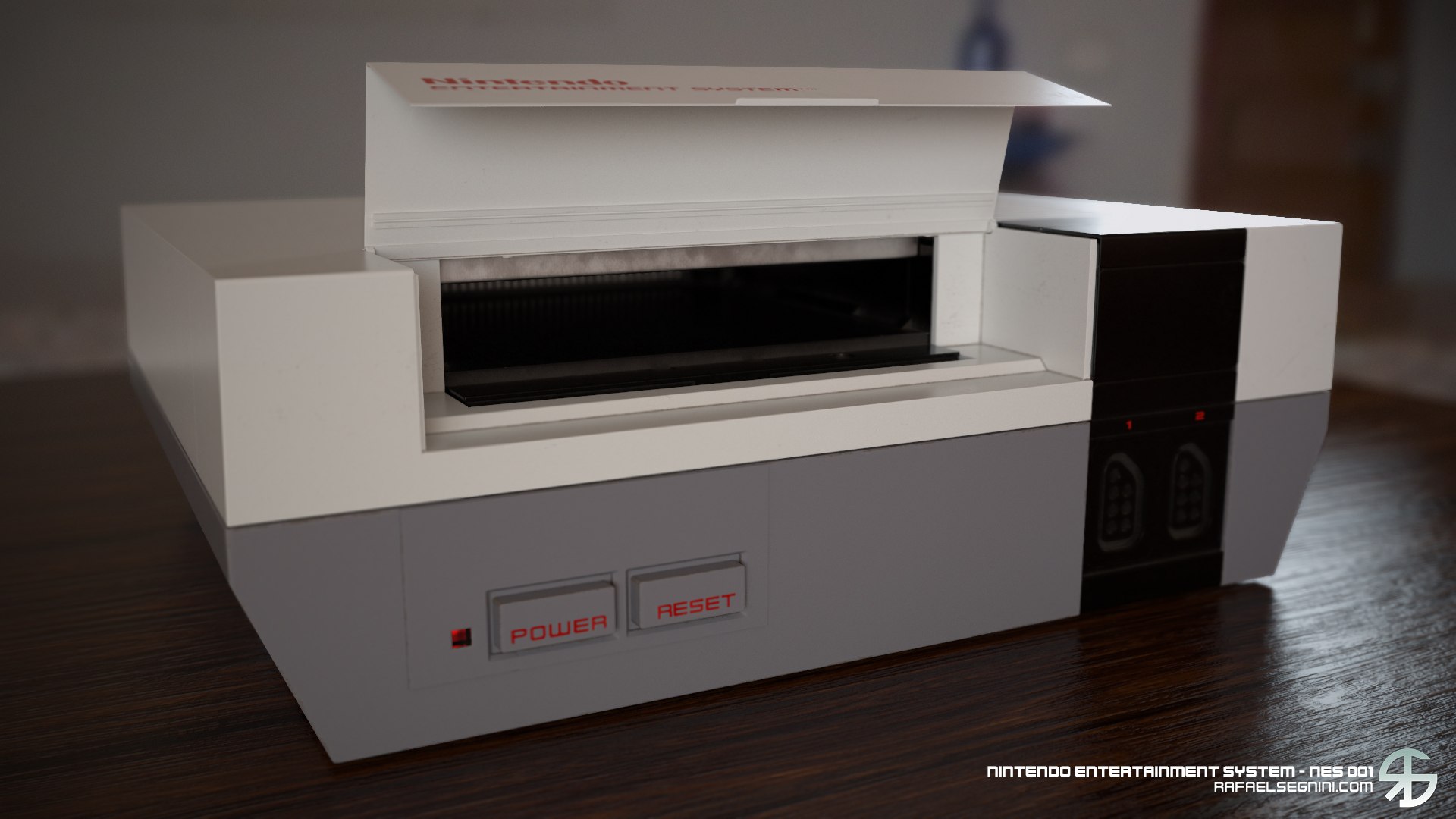 nintendo console 3d model