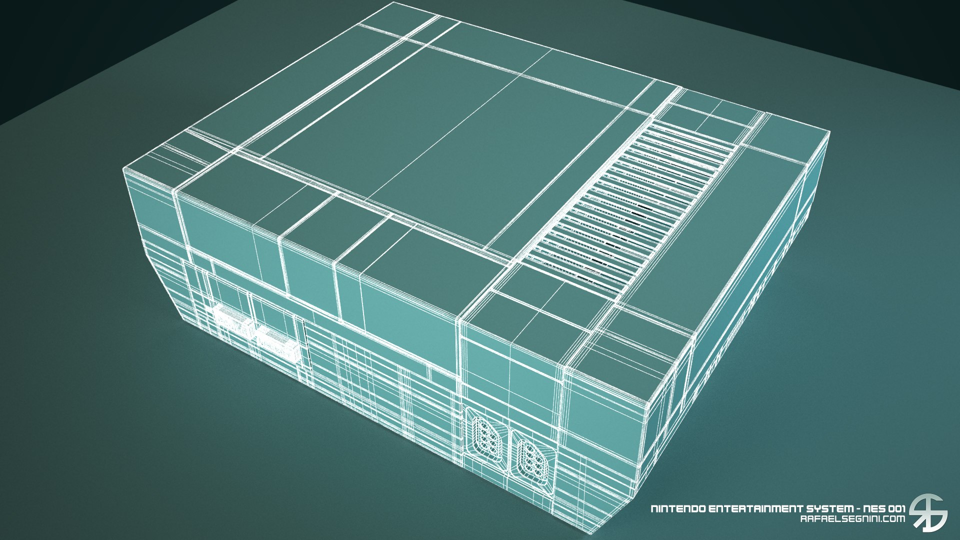 nintendo console 3d model