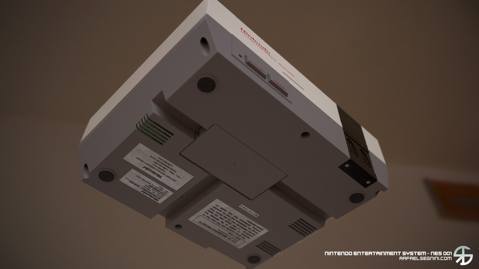 nintendo console 3d model