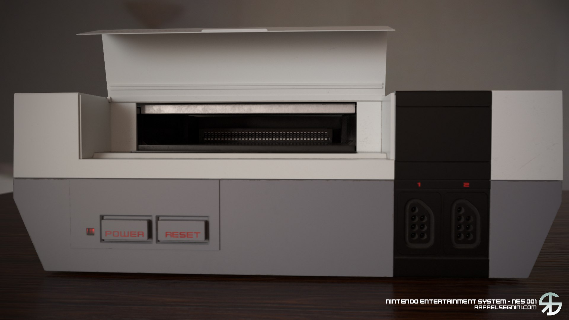 nintendo console 3d model