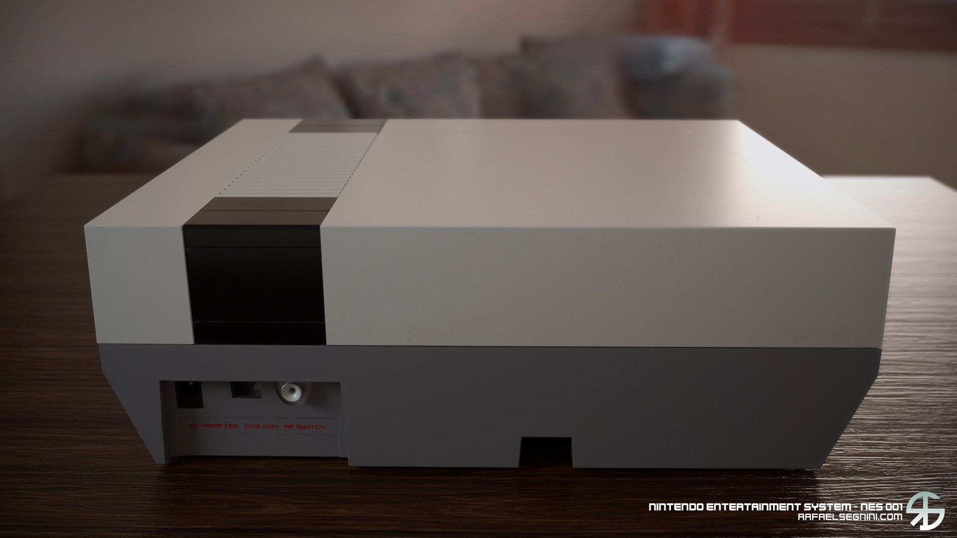 Nintendo Console 3d Model