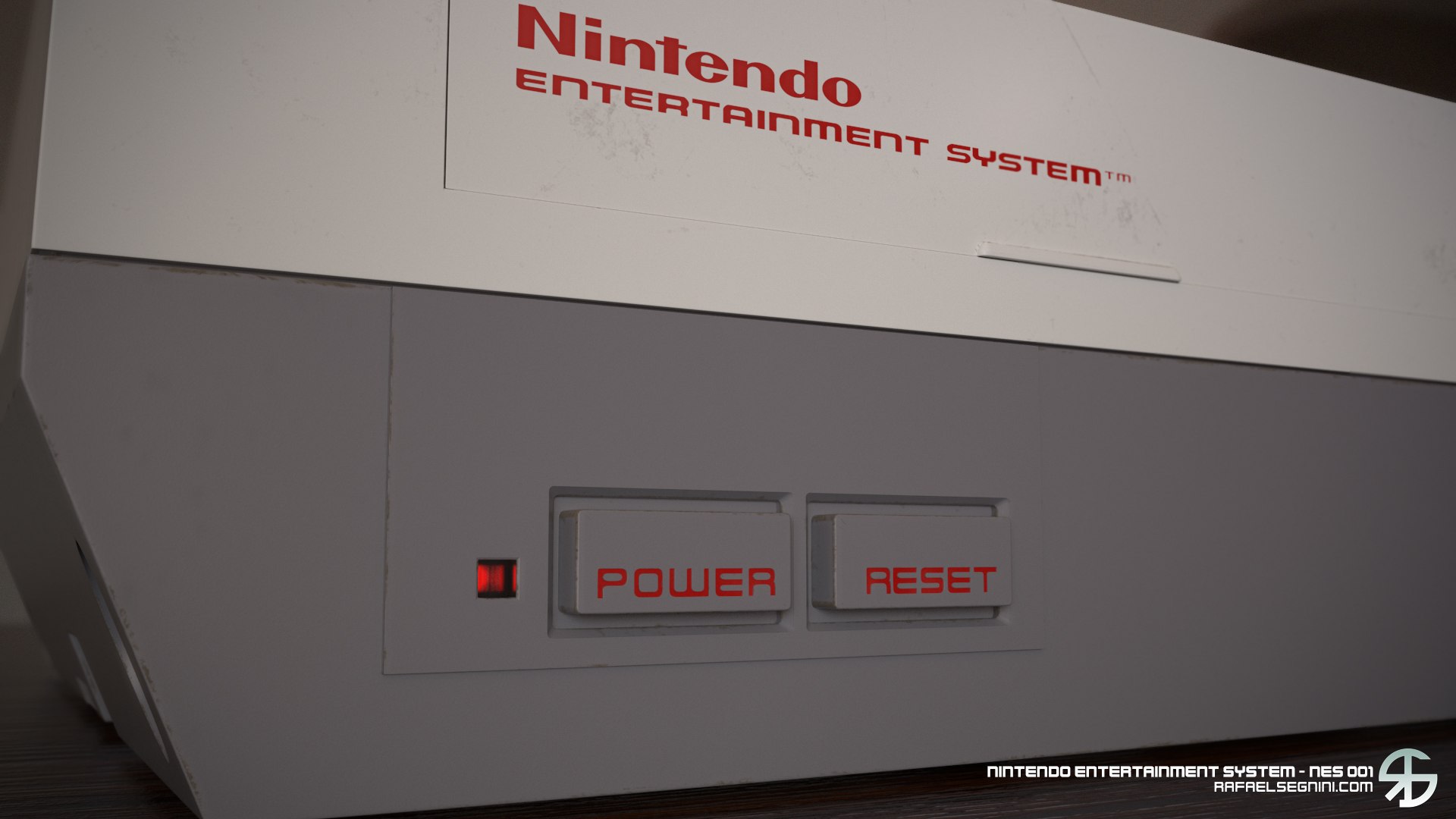 Nintendo Console 3d Model