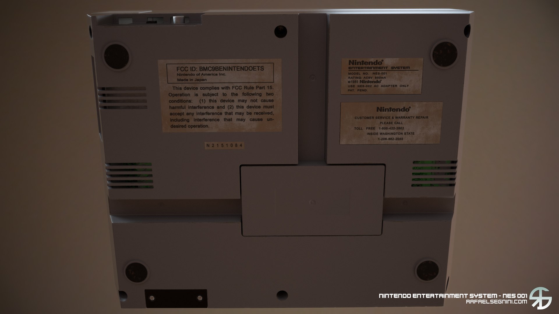 nintendo console 3d model