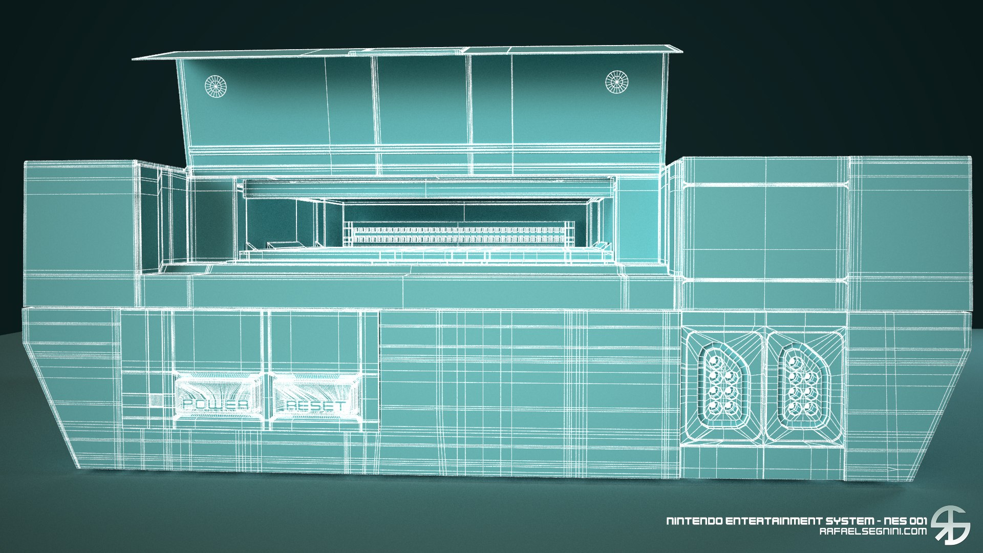 nintendo console 3d model