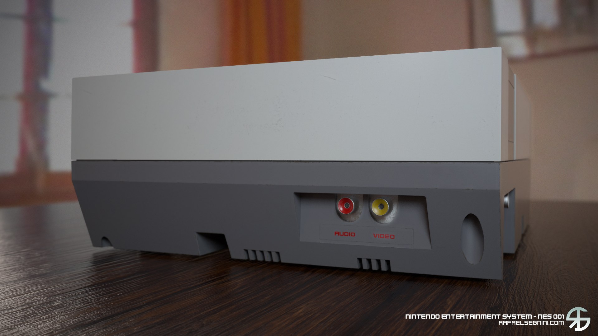 nintendo console 3d model