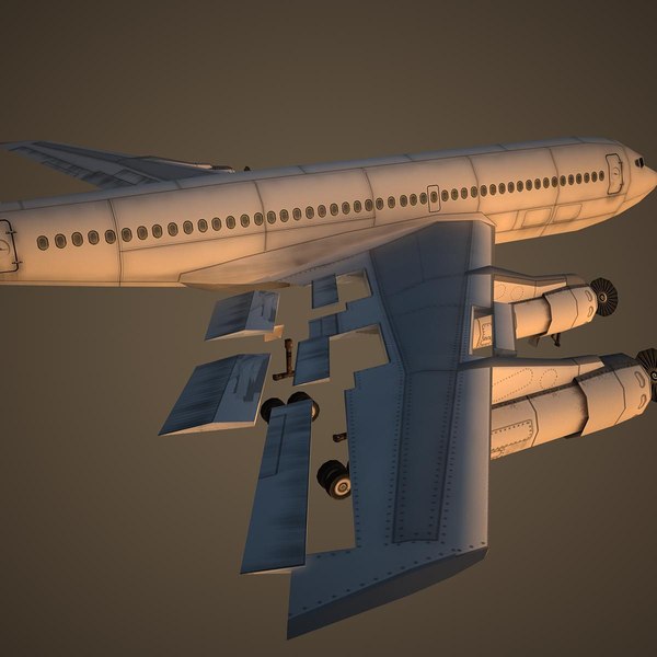 3d boeing 720 model