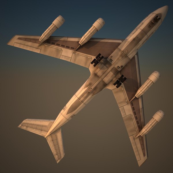 3d boeing 720 model
