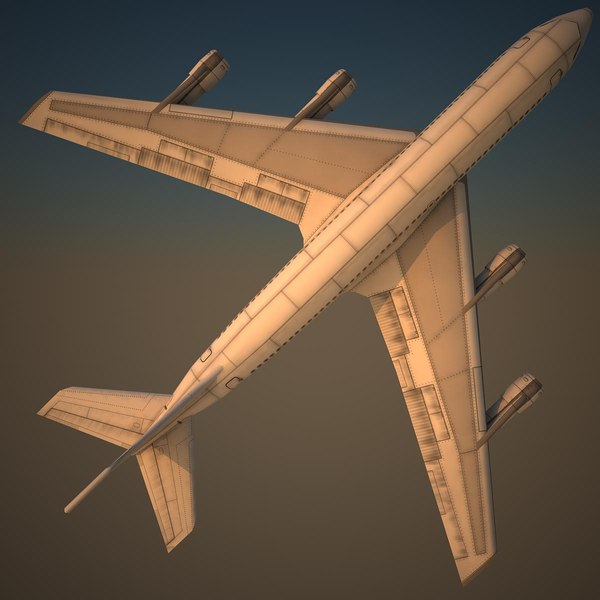 3d boeing 720 model
