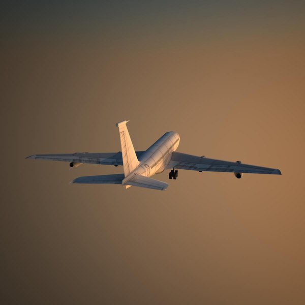 3d boeing 720 model