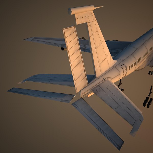 3d boeing 720 model