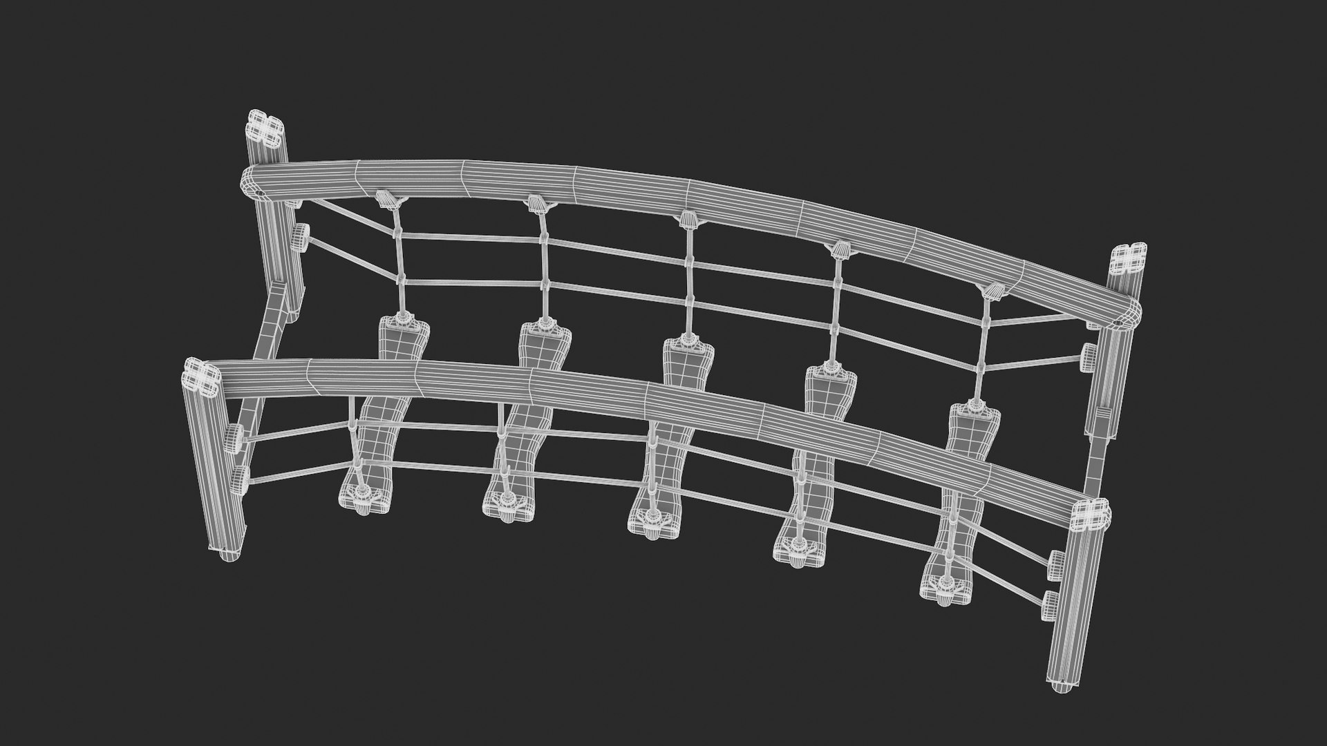 3D Model Lappset Wobbling Logs - TurboSquid 1754666