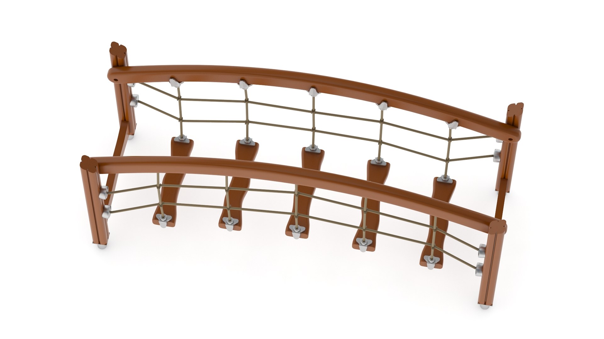 3D Model Lappset Wobbling Logs - TurboSquid 1754666