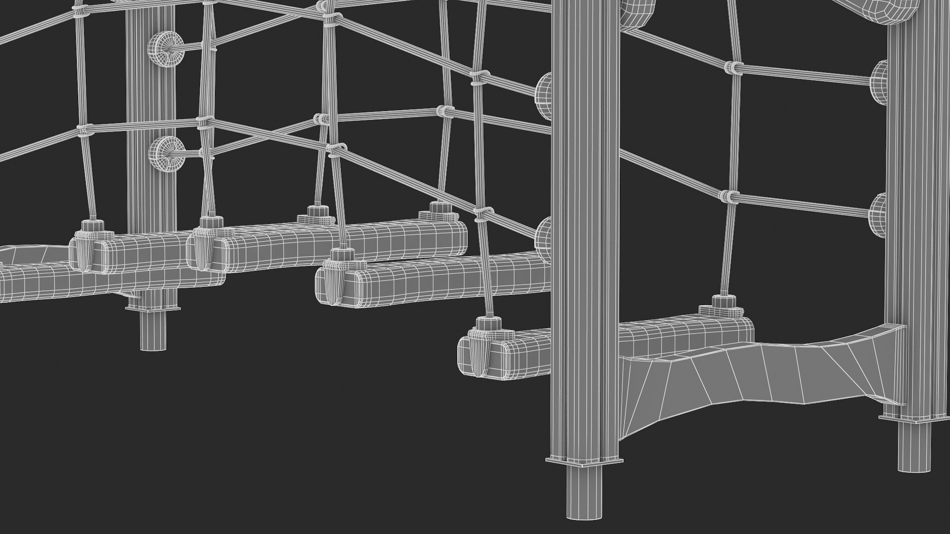 3D Model Lappset Wobbling Logs - TurboSquid 1754666