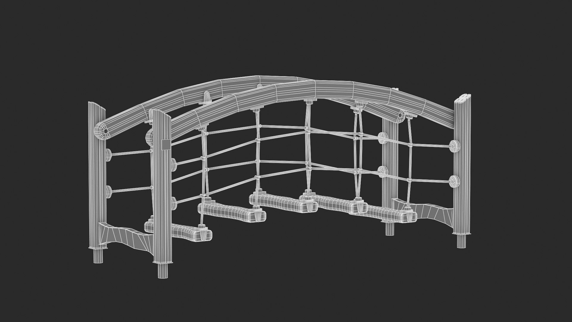3D Model Lappset Wobbling Logs - TurboSquid 1754666