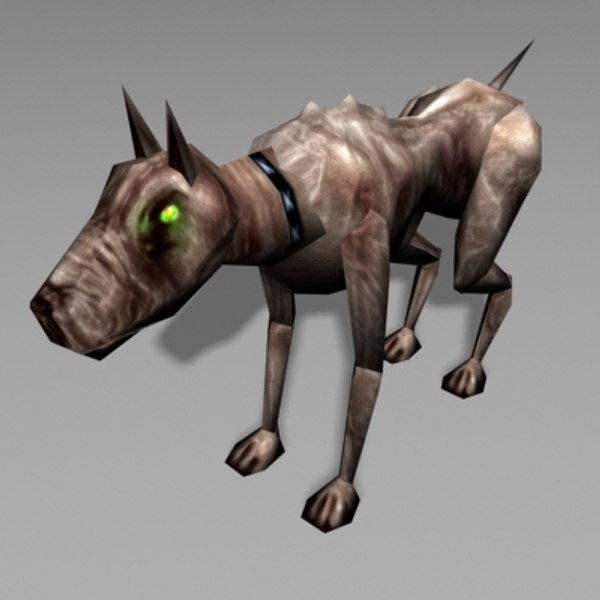 hound canine 3d model