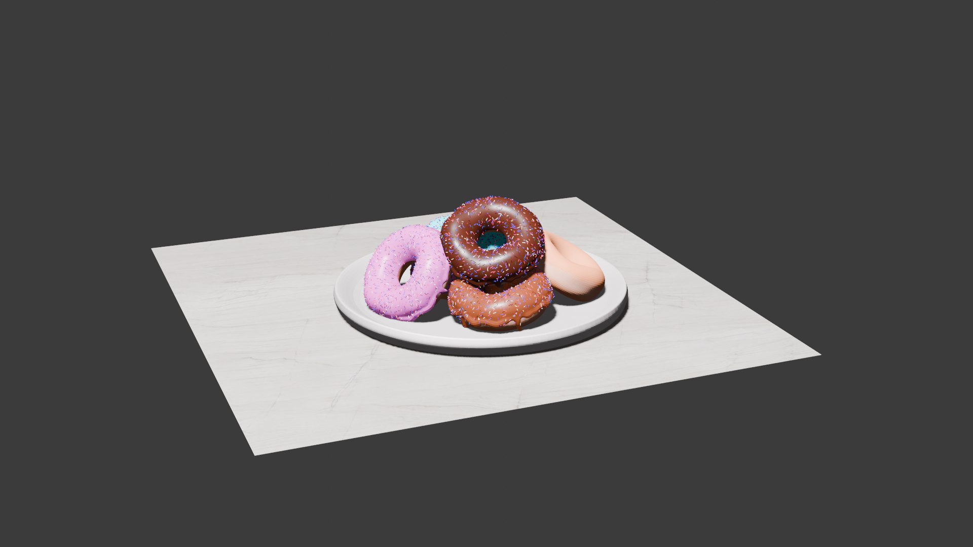 Donut Model - TurboSquid 2201439