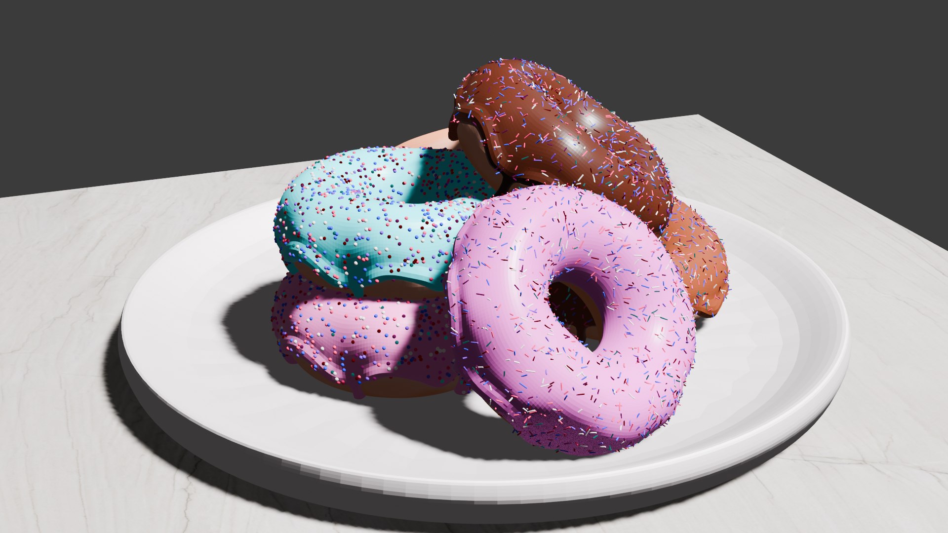Donut Model - TurboSquid 2201439