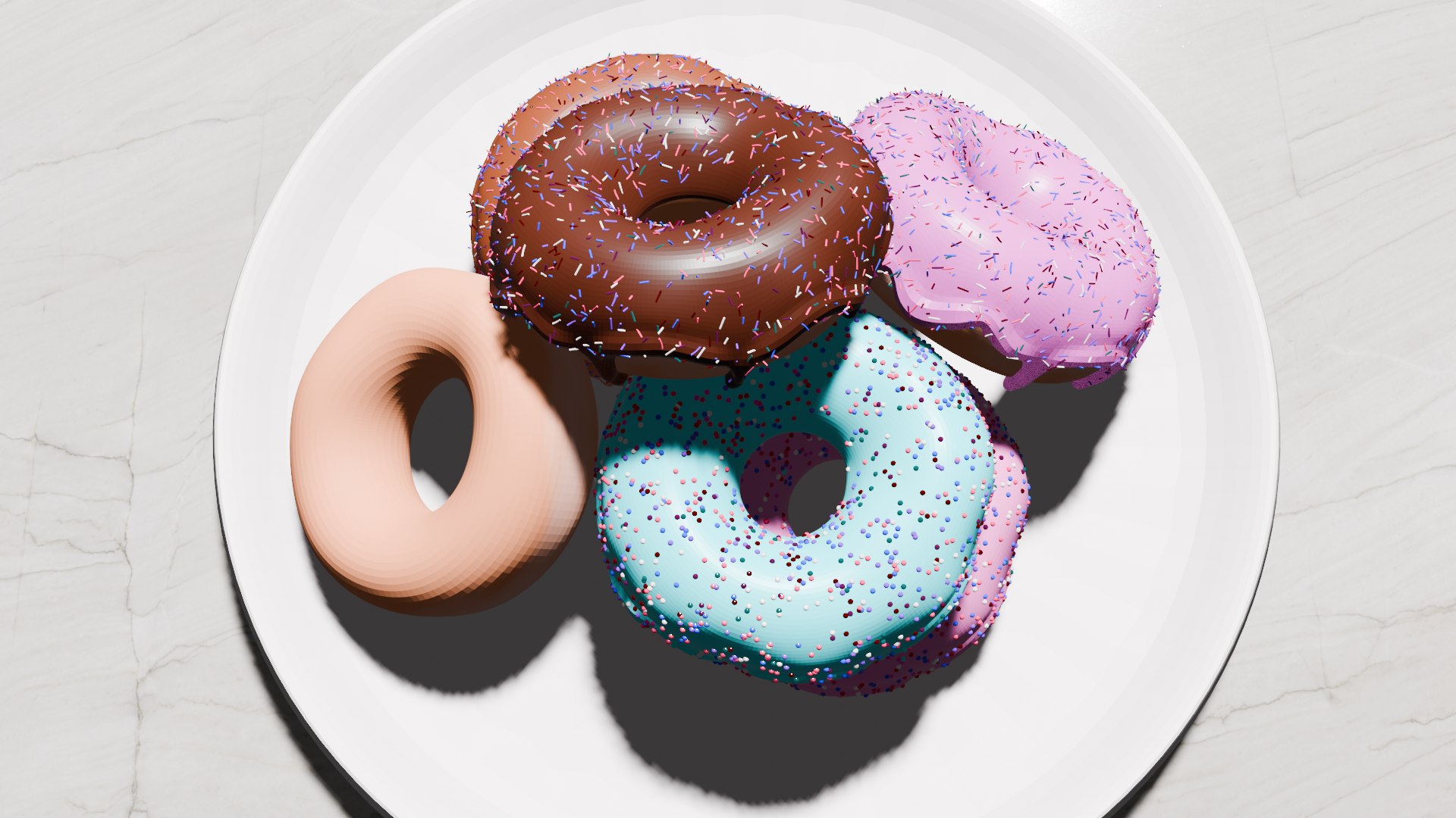 Donut Model - TurboSquid 2201439