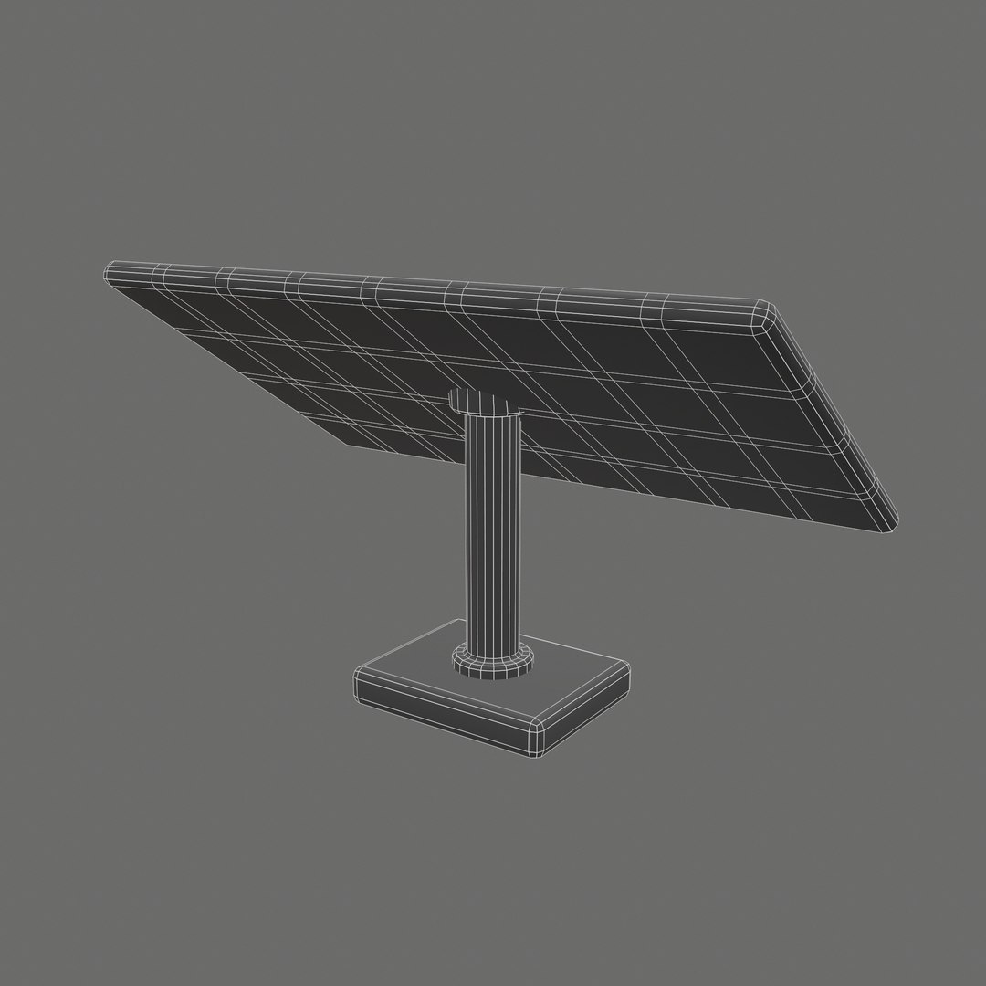 3D Cartoon Solar Panel - TurboSquid 2209325