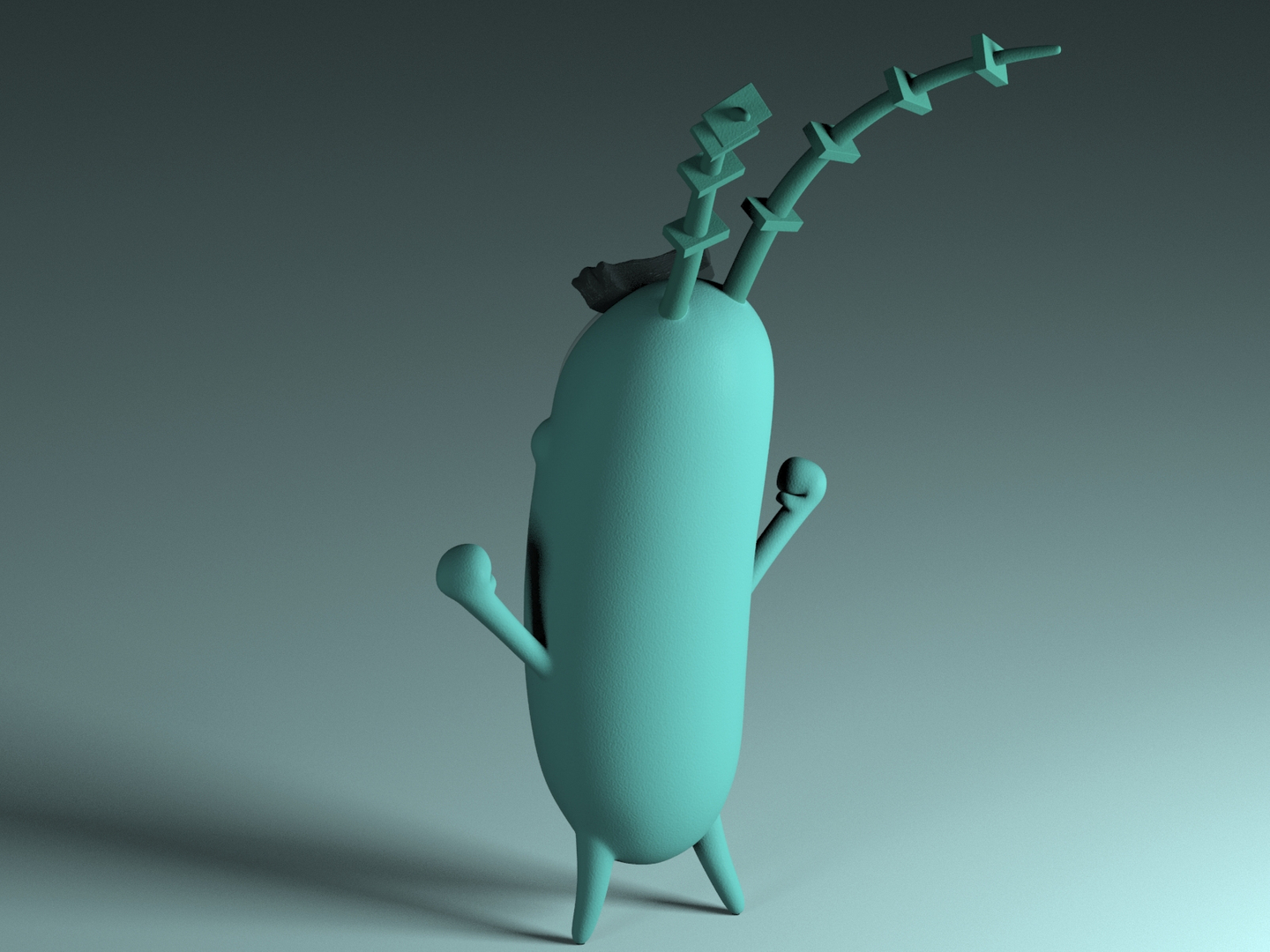 Character plankton 3D model - TurboSquid 1201018