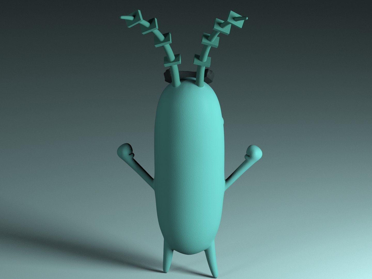 Character Plankton 3D Model - TurboSquid 1201018