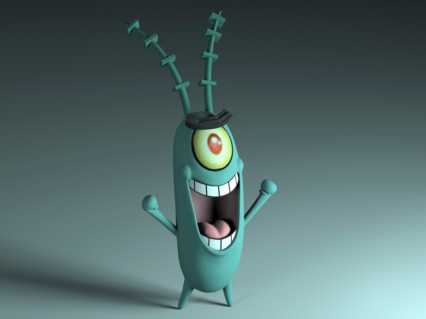 Character Plankton 3D Model - TurboSquid 1201018