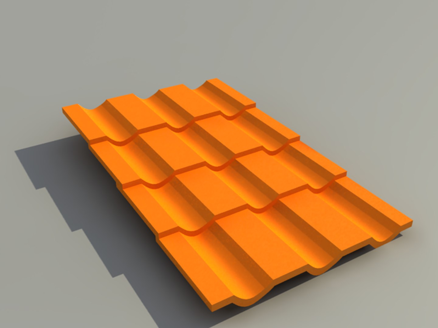 Free Roof Tile Rooftile 3d Model
