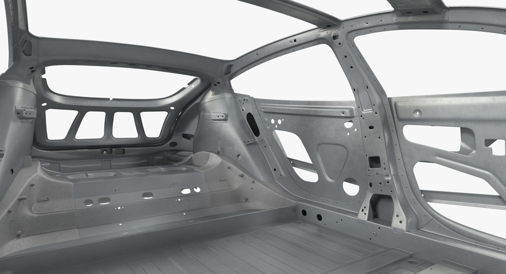 Tesla S Frame Rigged 3d Max