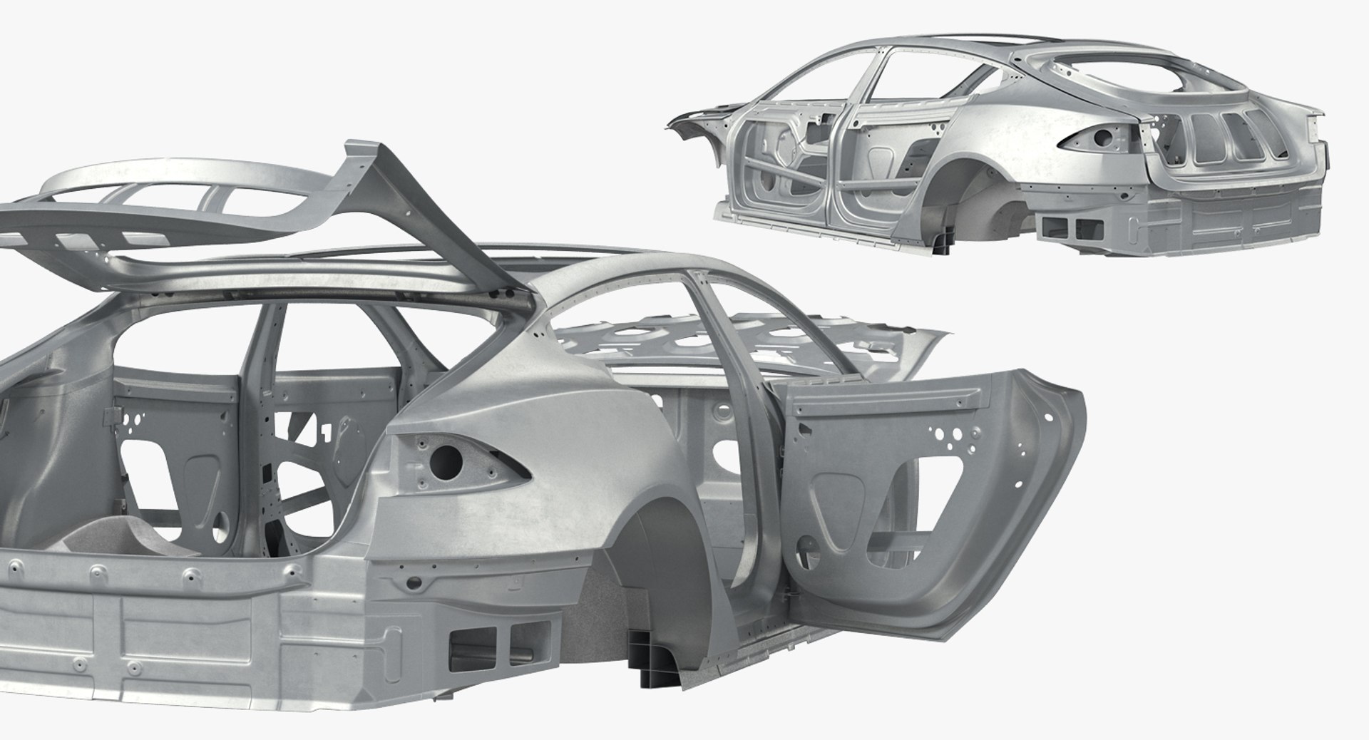 Tesla S Frame Rigged 3d Max
