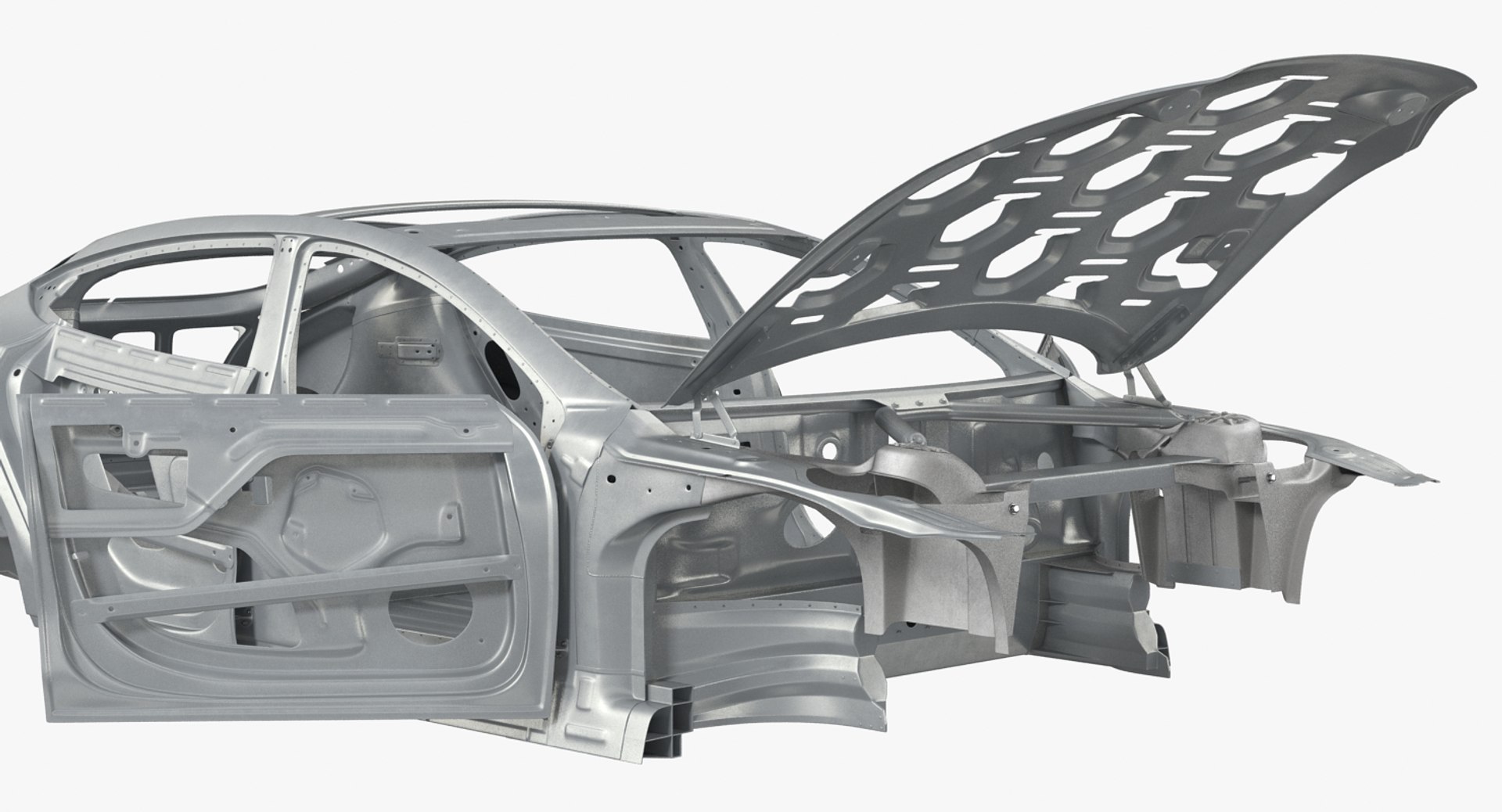 Tesla S Frame Rigged 3d Max