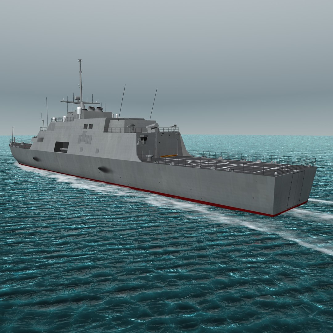 3d Model Uss Fort Worth Lcs-3