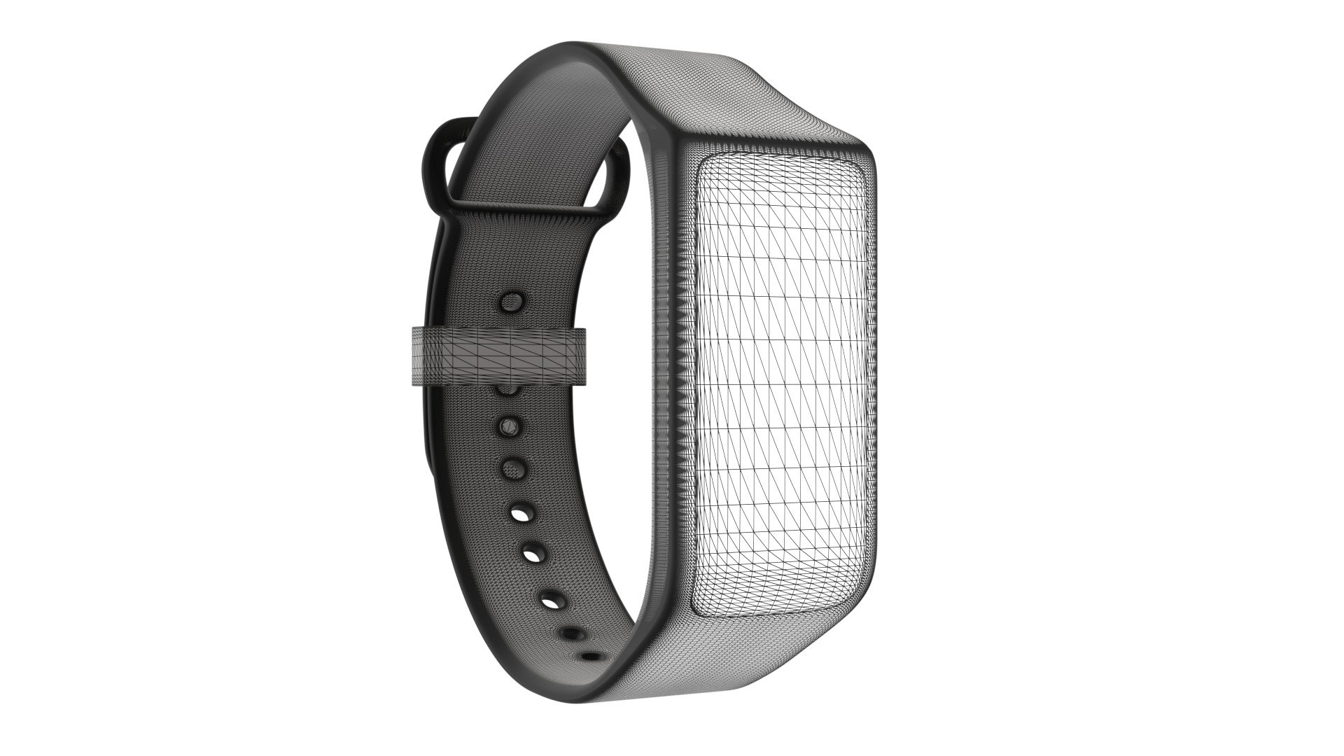 3D Titan Reflex Dual Toned Smart Band - Blue Model - TurboSquid 1945247